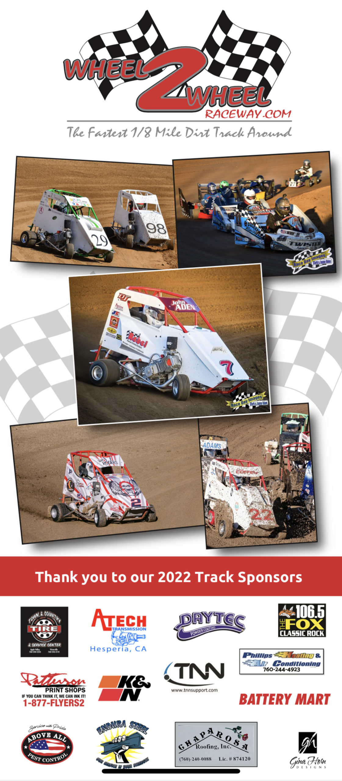 2021 Race Schedule - Wheel 2 Wheel Raceway