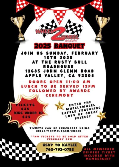 Latest News - Wheel 2 Wheel Raceway